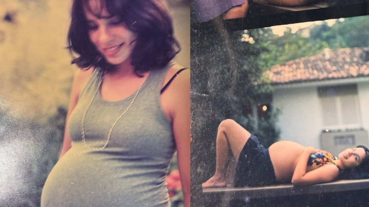 Maria Ribeiro relembra gravidez aos 27: 'Medo de não dar conta'