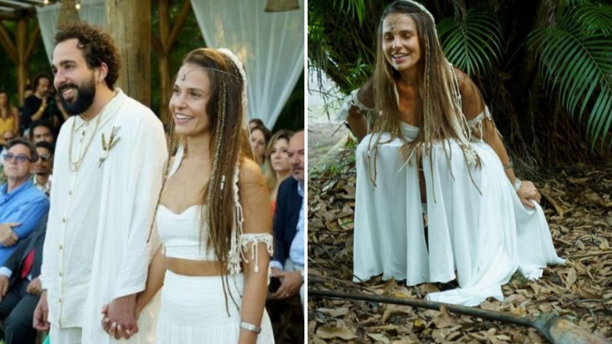 Humorista Murilo Couto se casa com Martina Moller em cerimônia pé na ...